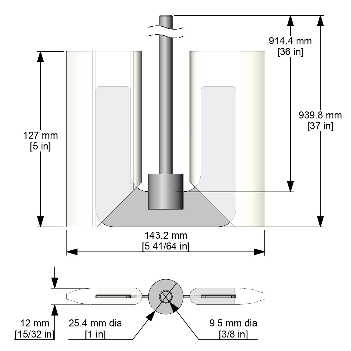 Caframo Anchor & Sweep - U044SW | Scientific Stirrers